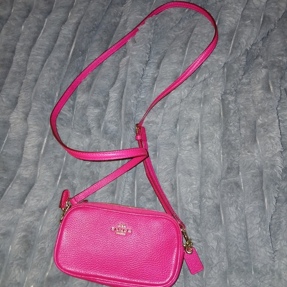 Coach | Accessories | Coach Pink Leather Womens Bag | Poshmark